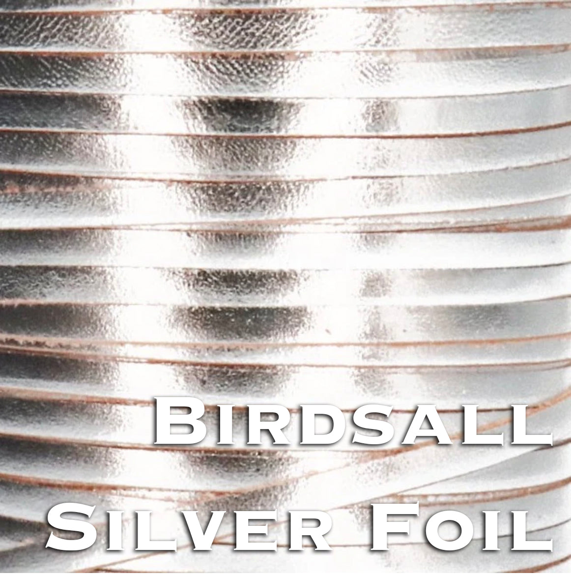 Kangaroo Leather Lace-BIRDSALL SILVER METALLIC FOIL – DaneCraft Leather ...