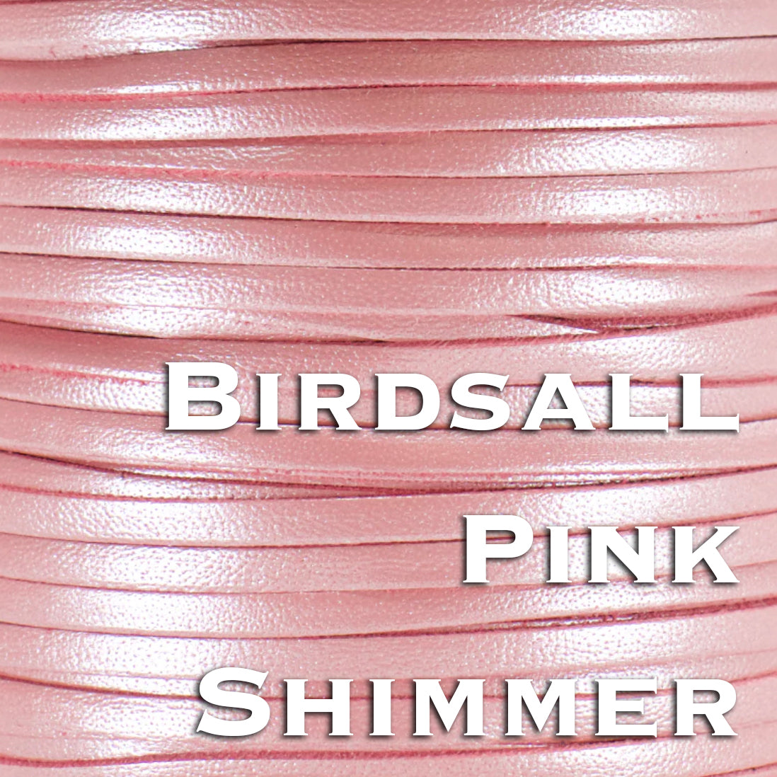Kangaroo Leather Lace-BIRDSALL Kangaroo Leather-PINK SHIMMER ...