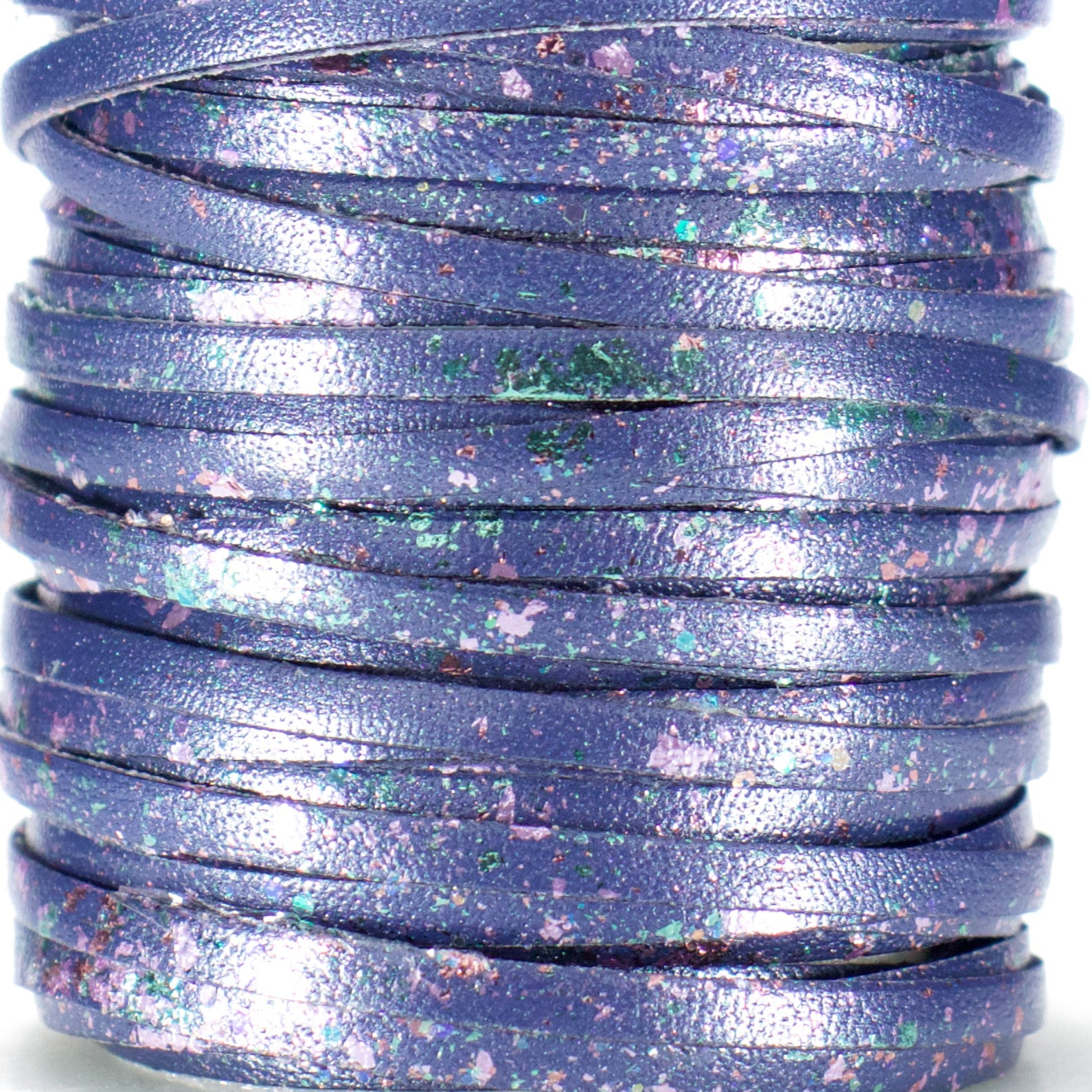 Kangaroo Leather Lace-DANECRAFT Custom Color-UNICORN MIX GLITTER & FLA ...